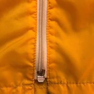 Classic 1960’s/70’s Bright Yellow Zip up Windbreaker Jacket With Hood ...