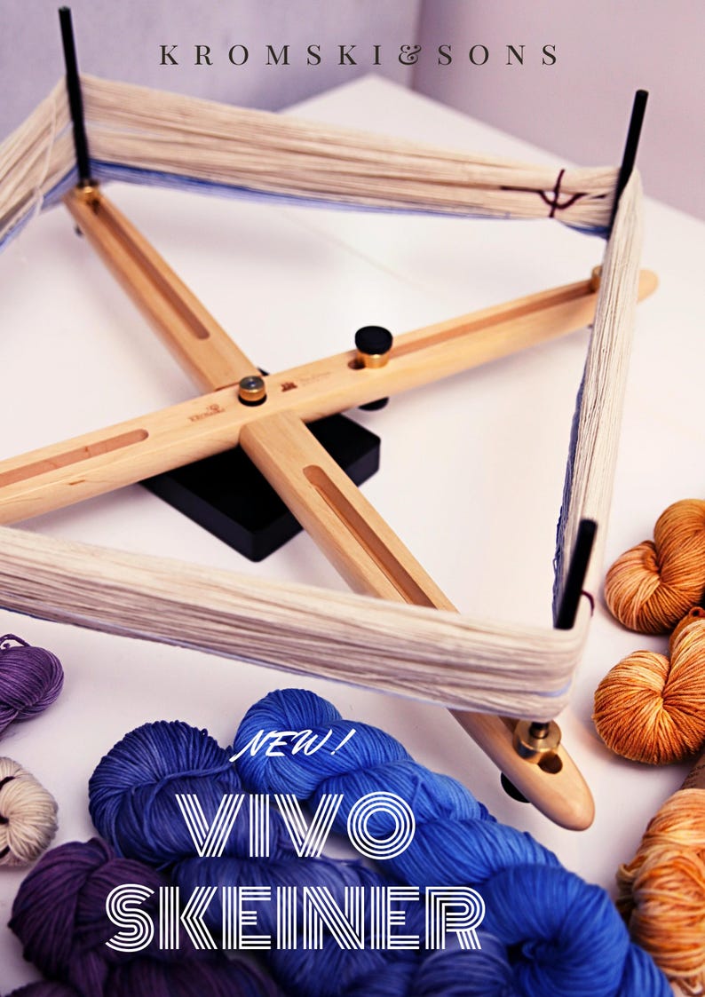 Kromski Vivo Skeiner Yarn Swift: Adjustable 24-72", Choice of Finish - Etsy