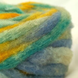 Wool Roving Blend With CVM Wool and Silk in the Golden Turquoise ...