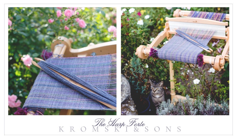 Kromski Harp Forte Loom Floor Stand, Clear Finish, Choice of Size, Loom ...