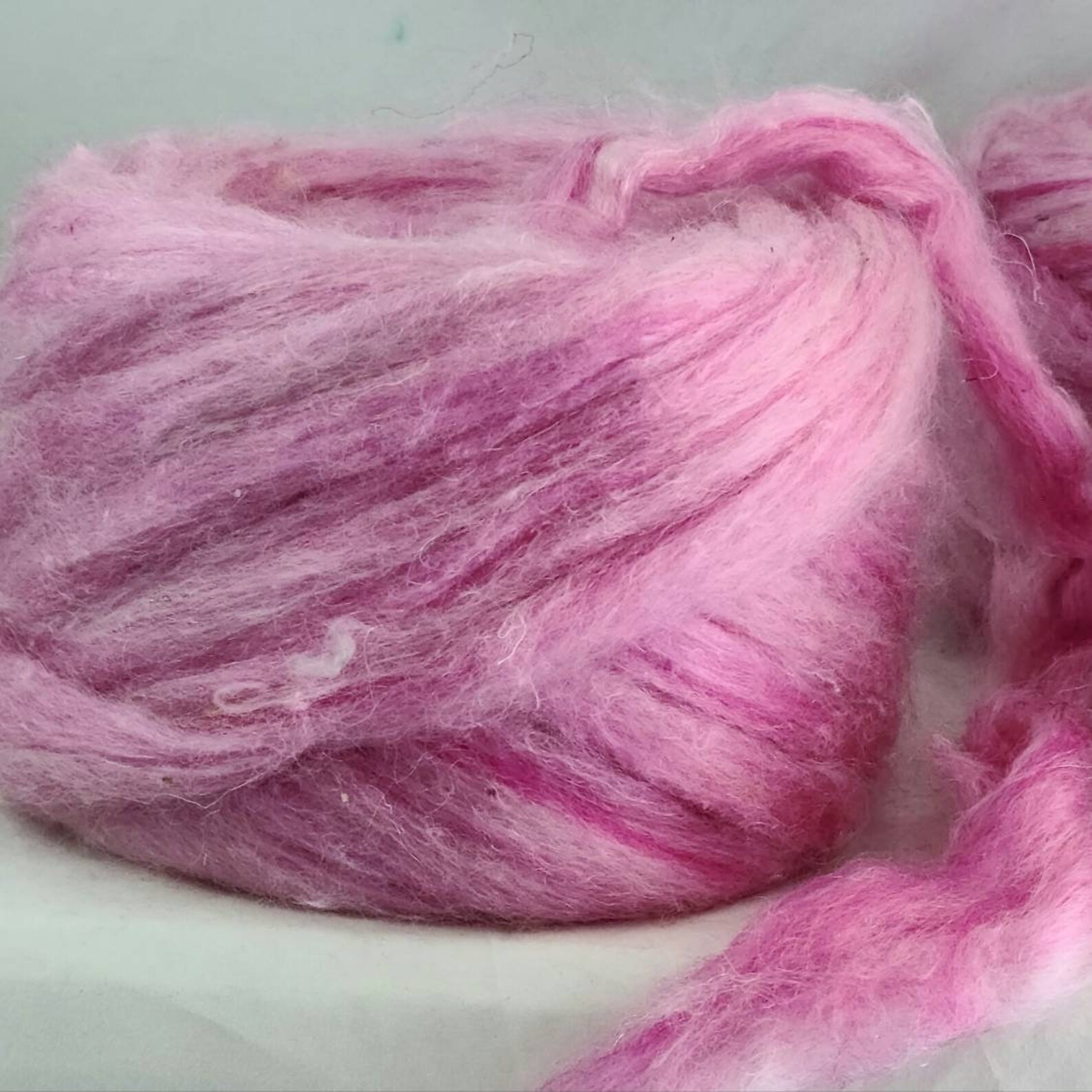 Soft Fluffy Cotton Candy Pink Luxury Blend of Kid Mohair | Etsy