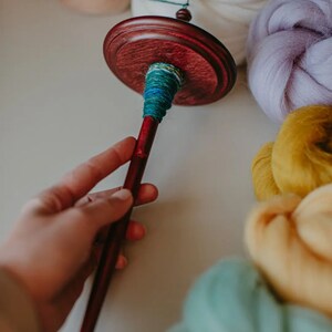 Drop Spindle Beginner Kit by Kromski Includes Handcrafted Drop Spindle ...