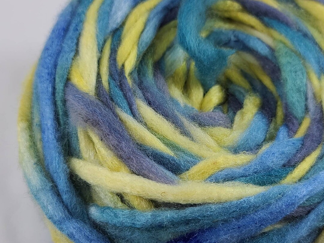 Next to Skin Soft Romeldale Wool With Silk Roving in Sunshine and ...