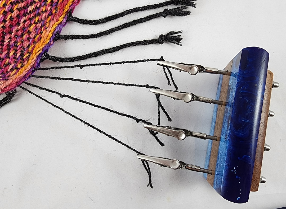 Handcrafted Fringe Twister Made of Renewable Acacia Wood and Accented ...