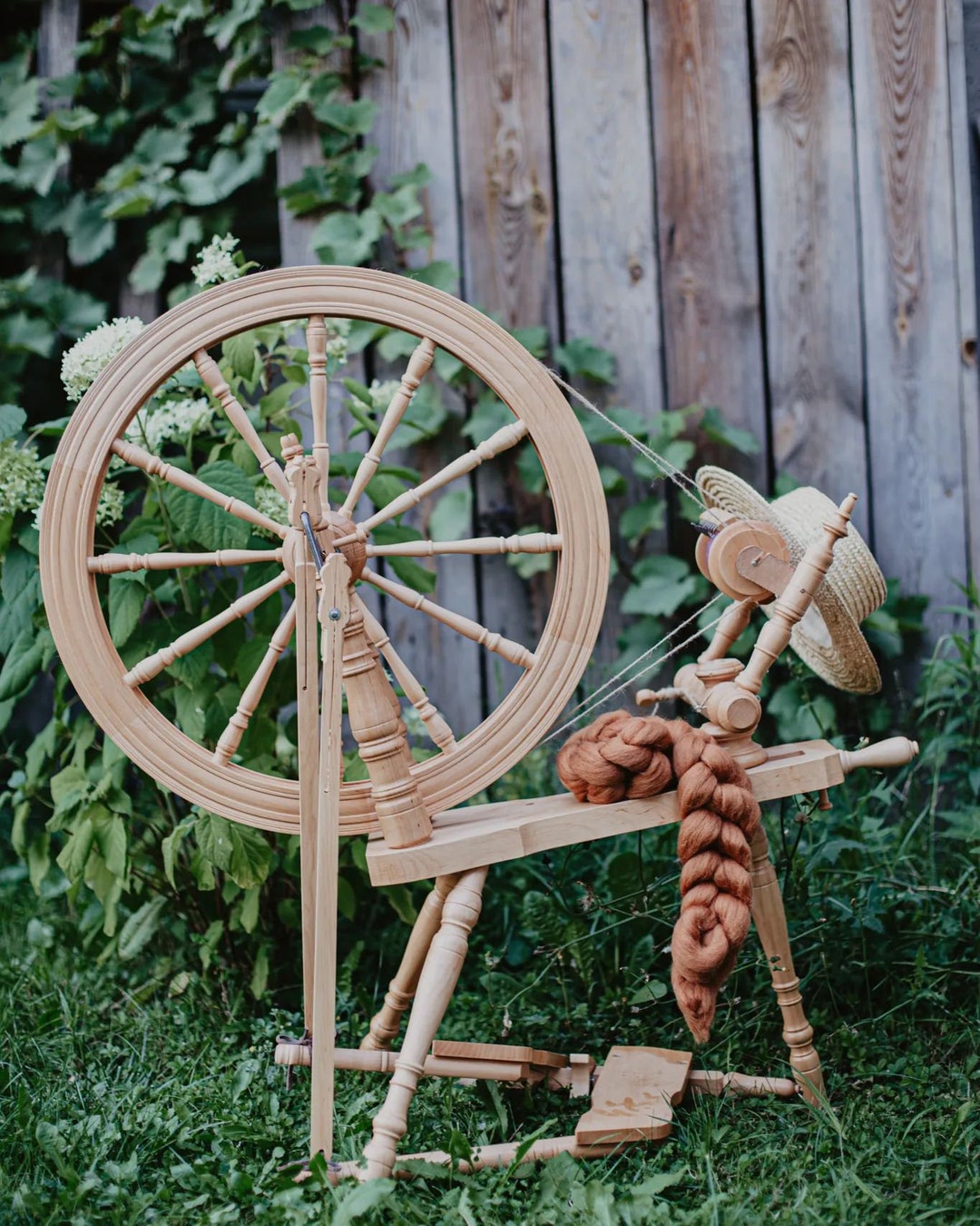 Kromski Symphony Spinning Wheel, Saxony Style, Perfect Reenactment ...