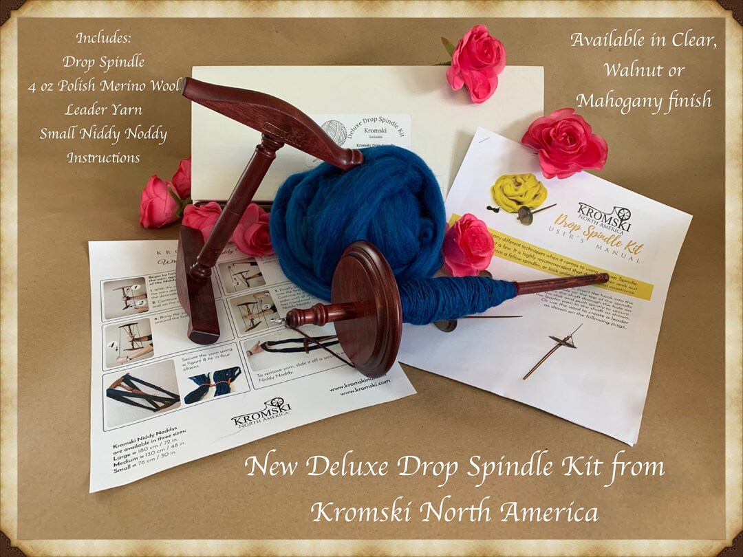 Deluxe Drop Spindle Kit, Perfect Gift Idea Everything You Need to Get ...