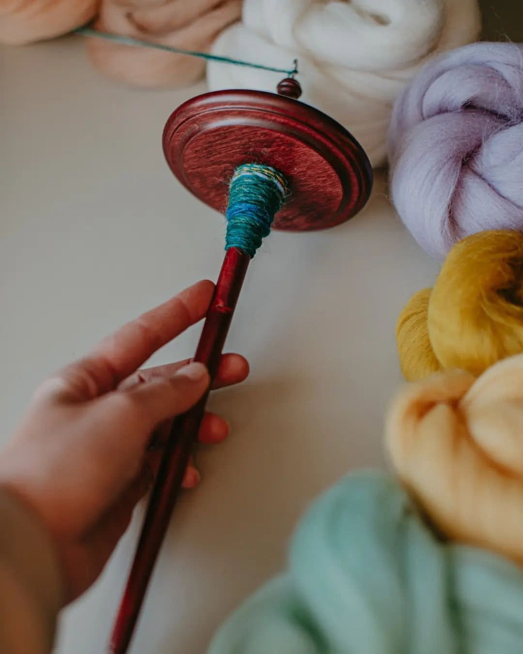 Drop Spindle by Kromski, Spinning Tool Perfect for Reenactment Scenes ...