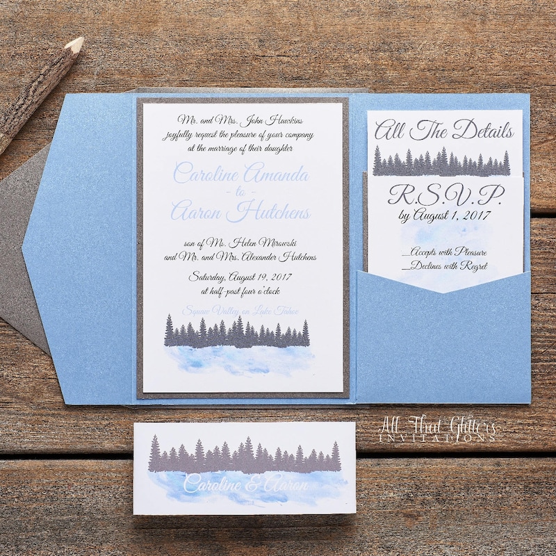 Layered Invitations - Etsy