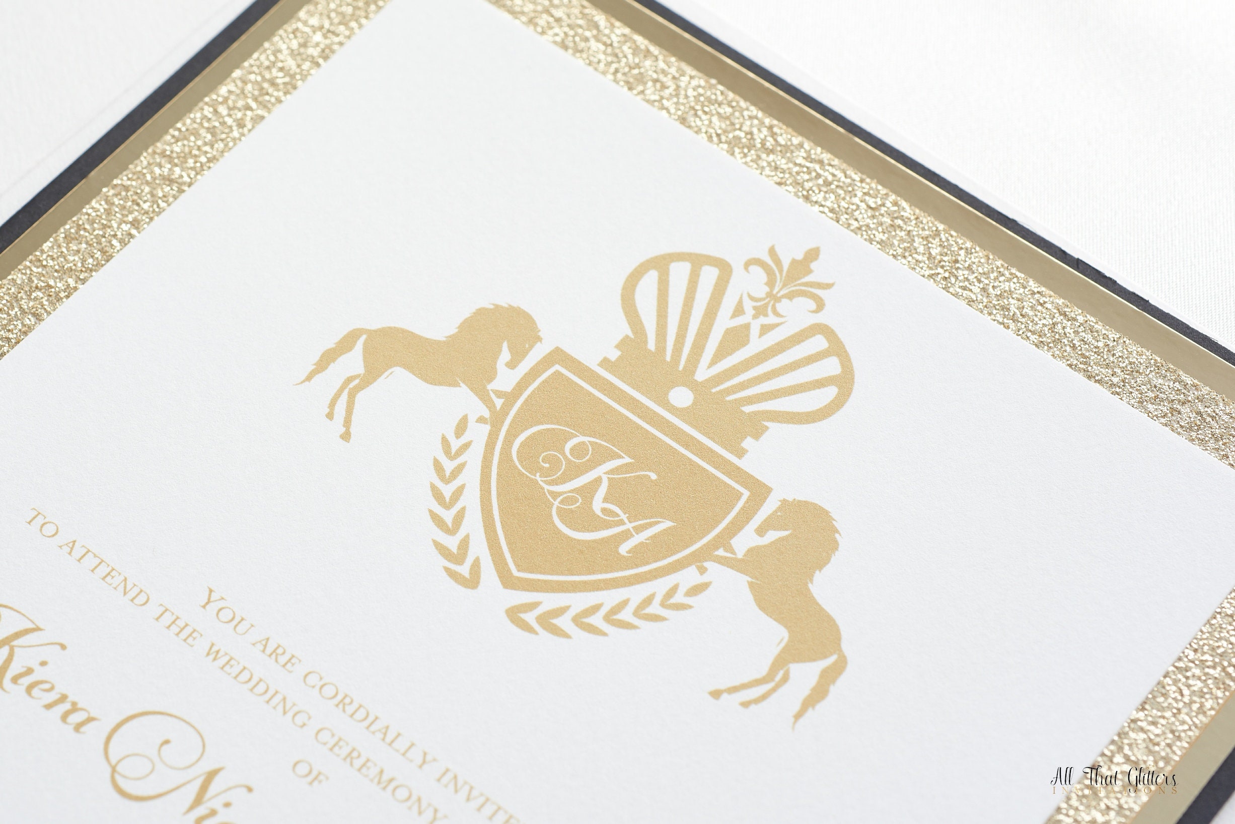 Royal Wedding Invitation Royalty Themed Invitation for | Etsy