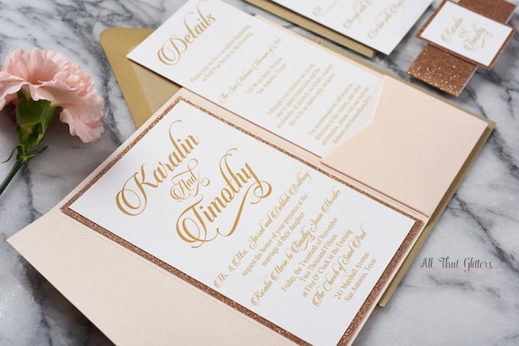 Matte Wedding Invitation Modern Black And Gold Geometric Acrylic