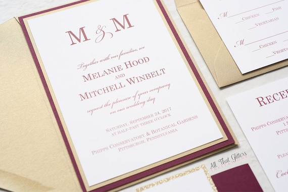 Wedding invitation enclosure initials 60 photos - Astyledwedding.com
