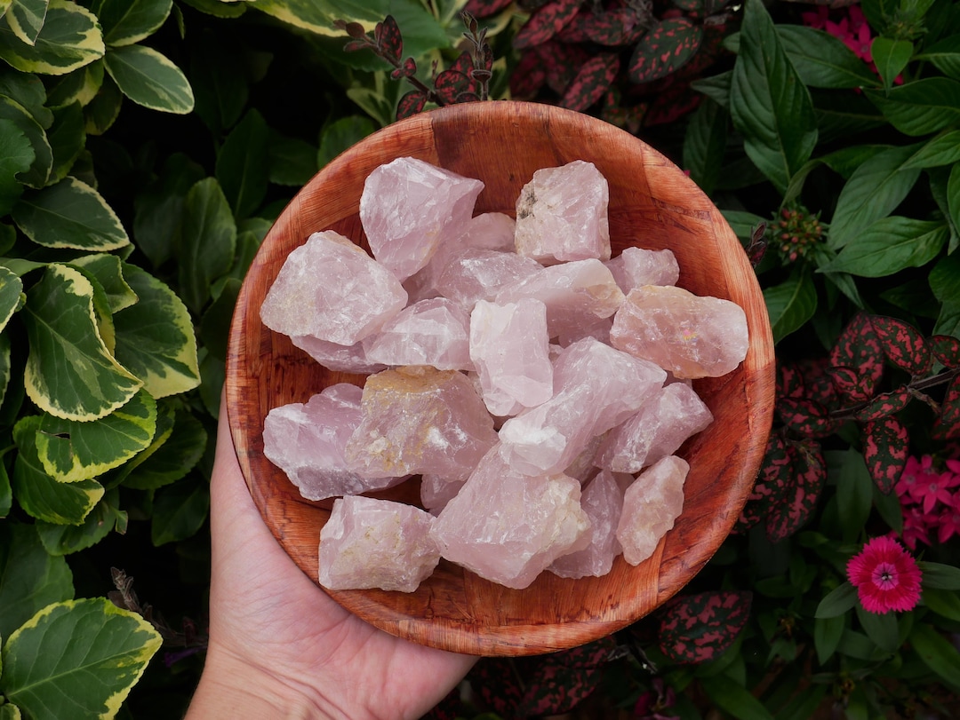 Rose Quartz Rough Stones Natural Rose Quartz Crystals Natural Raw ...