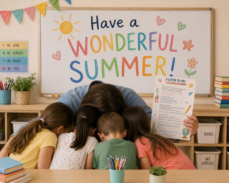 Teacher to Student End of Year Letter | Heartfelt Goodbye Keepsake (PDF ...
