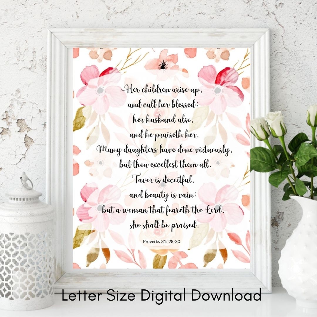 Prayer Cards, Scripture Cards, Scripture Wall Art, Encouragement ...