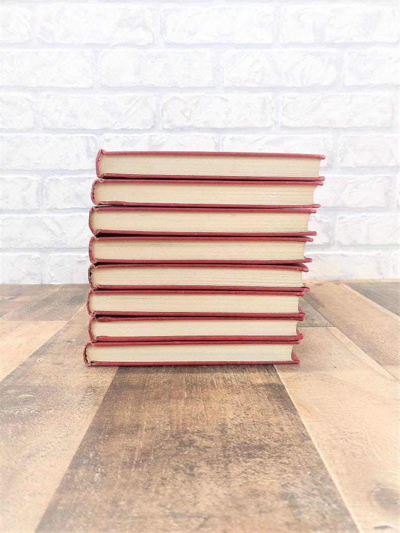 Red Gold Decorative MADE SIMPLE Self-teaching Library Books - Etsy