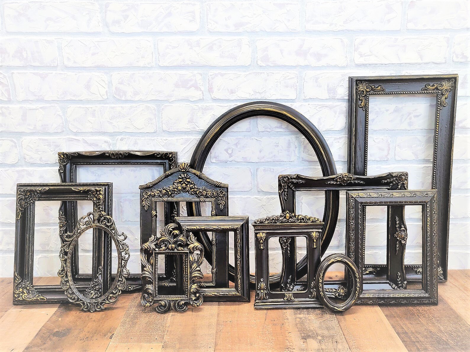 CUSTOM ORDER Upcycled Set Ornate Picture Photo Frames Made To | Etsy