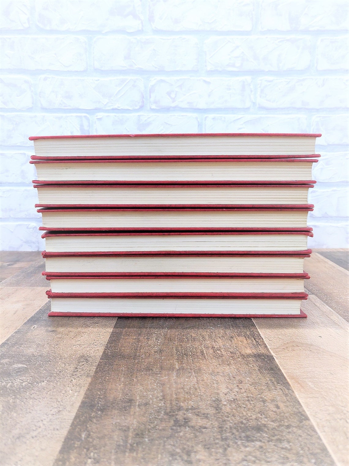 Red Gold Decorative MADE SIMPLE Self-teaching Library Books - Etsy
