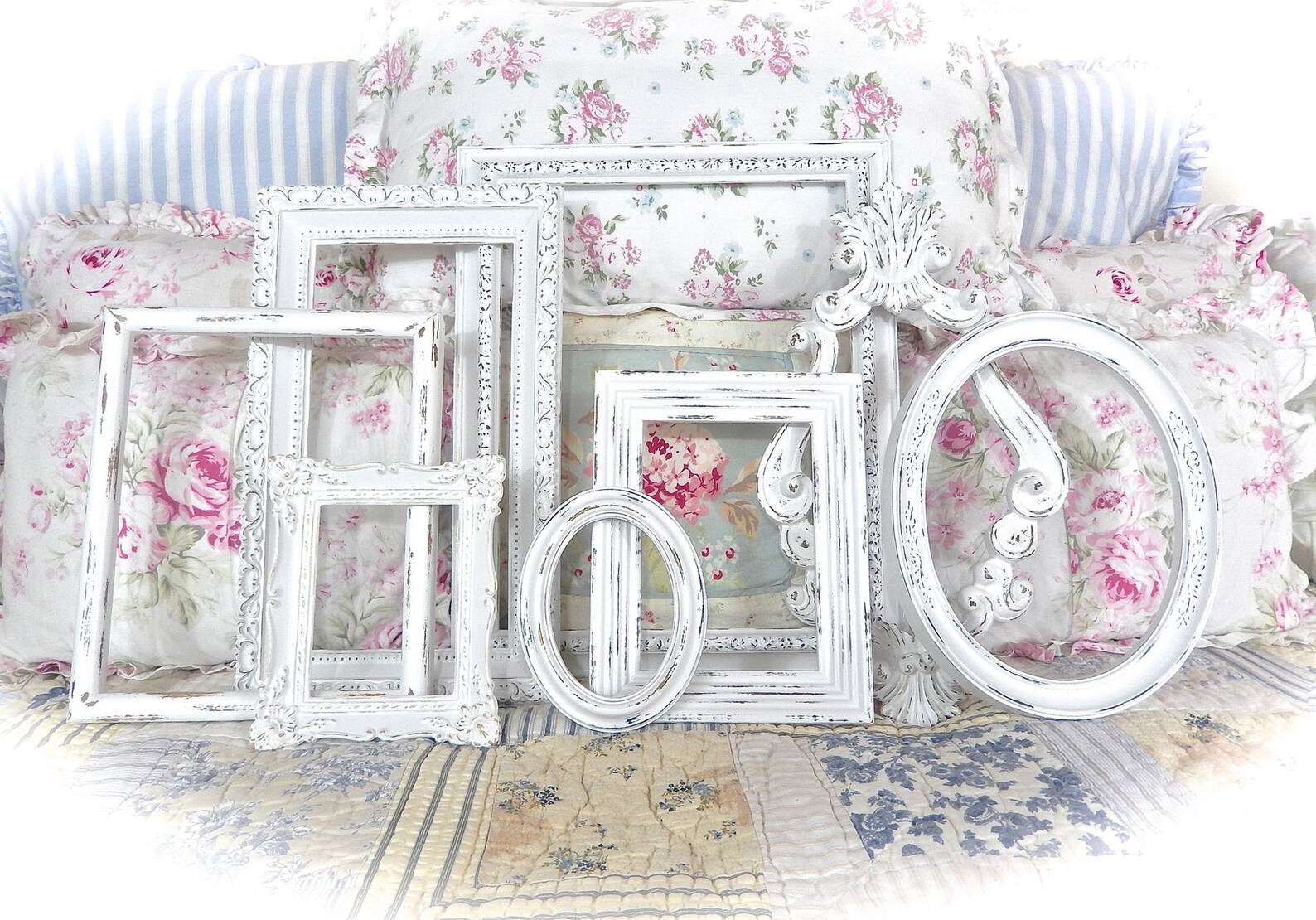 CUSTOM ORDER Upcycled Set Cute Picture Photo Frames Made to - Etsy