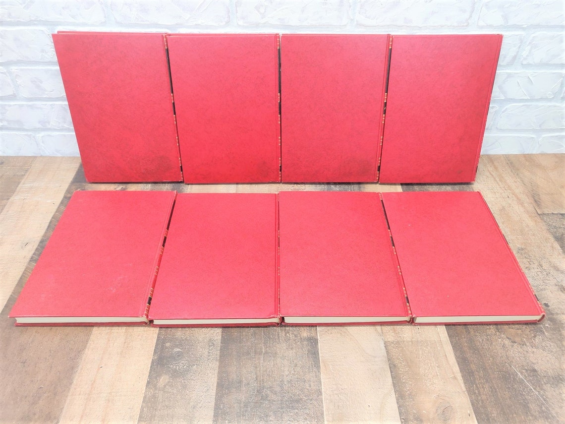 Red Gold Decorative MADE SIMPLE Self-teaching Library Books - Etsy