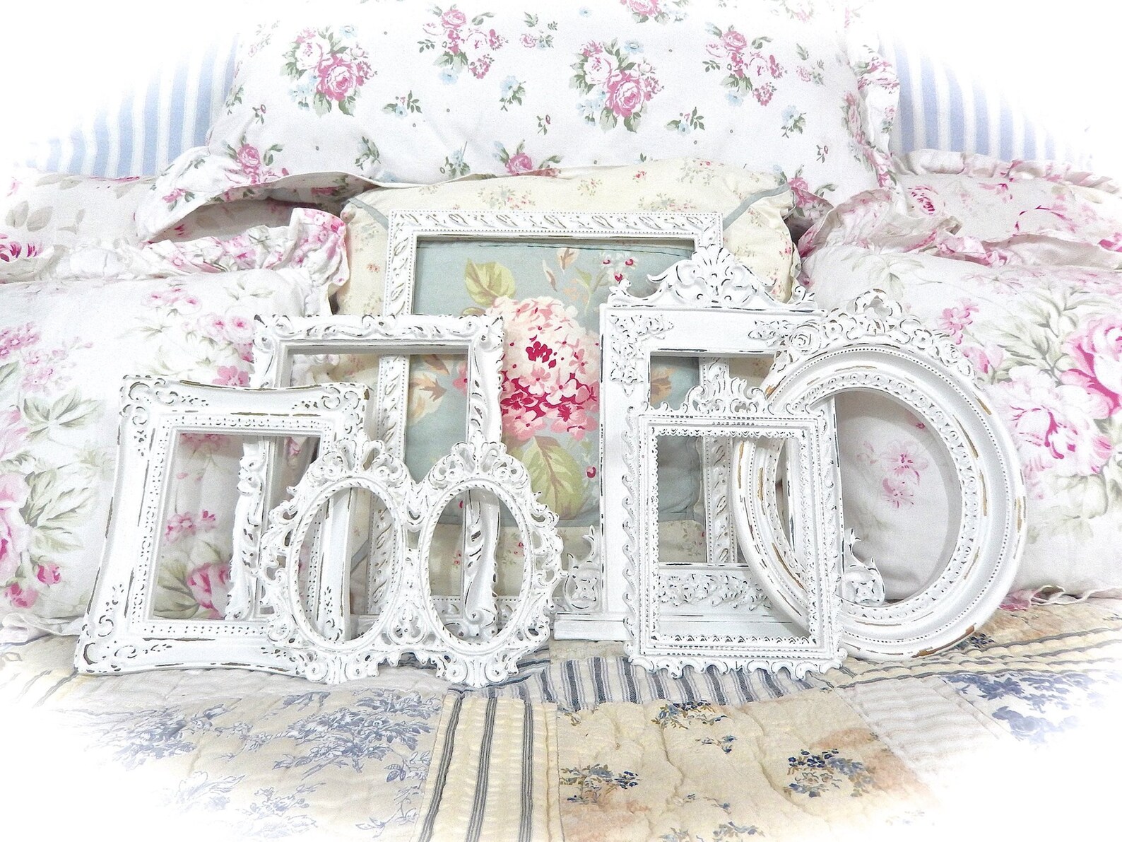 CUSTOM ORDER Upcycled Set Cute Picture Photo Frames Made to - Etsy