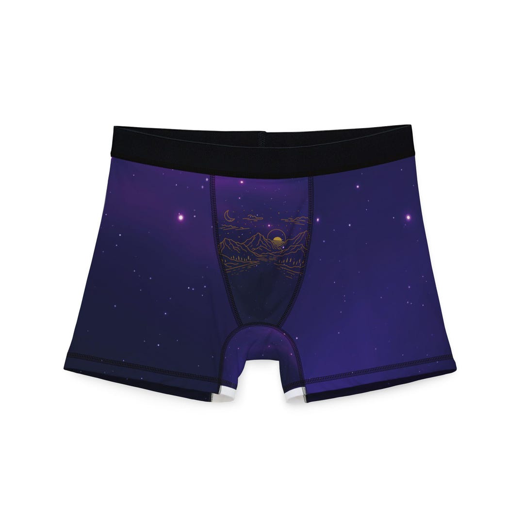 Night Sky Galaxy Boxers | Stars, Constellations Print - Etsy