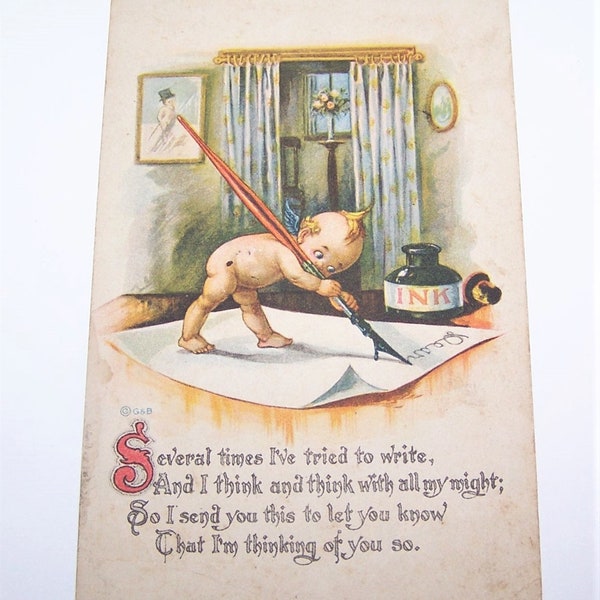 Kewpie Postcard - Etsy