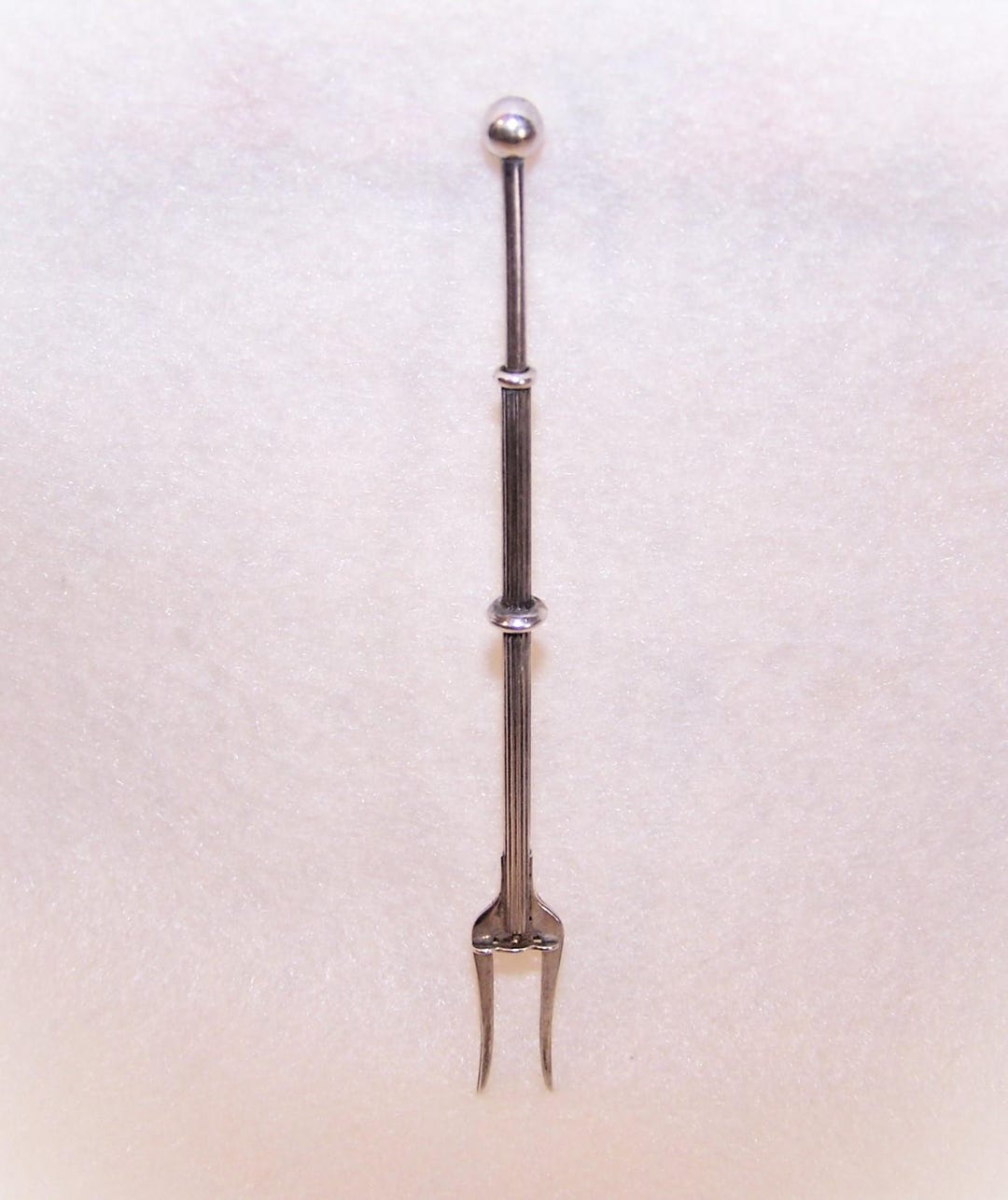 Vintage Art Deco European 835 Silver Mechanical Olive Onion or Cherry ...