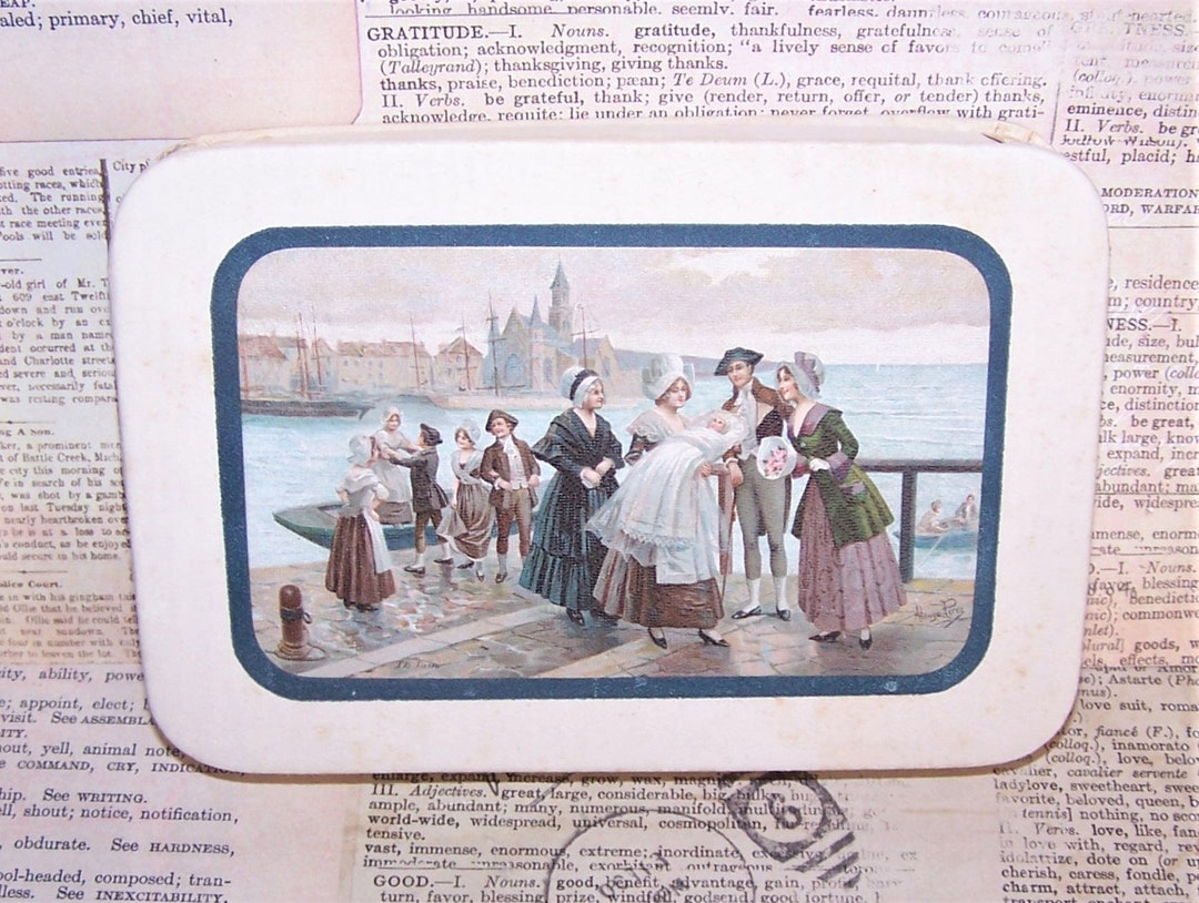 Antique Victorian Made in France French Candy Box - Souvenir of ...