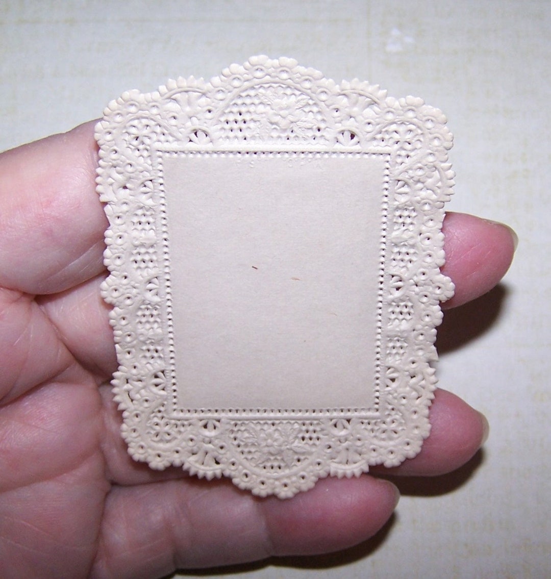 Genuine Antique Victorian Paper Lace - Small Ornate Cardstock Piece - Etsy