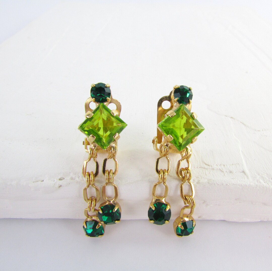 Bridgerton Regency Style Jewelry Clip on Earrings - Vintage Victorian ...