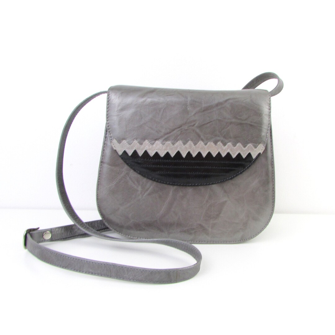 Vintage Leather Crossbody Bag Purse Margaret Jerrold Shoulder Bag ...