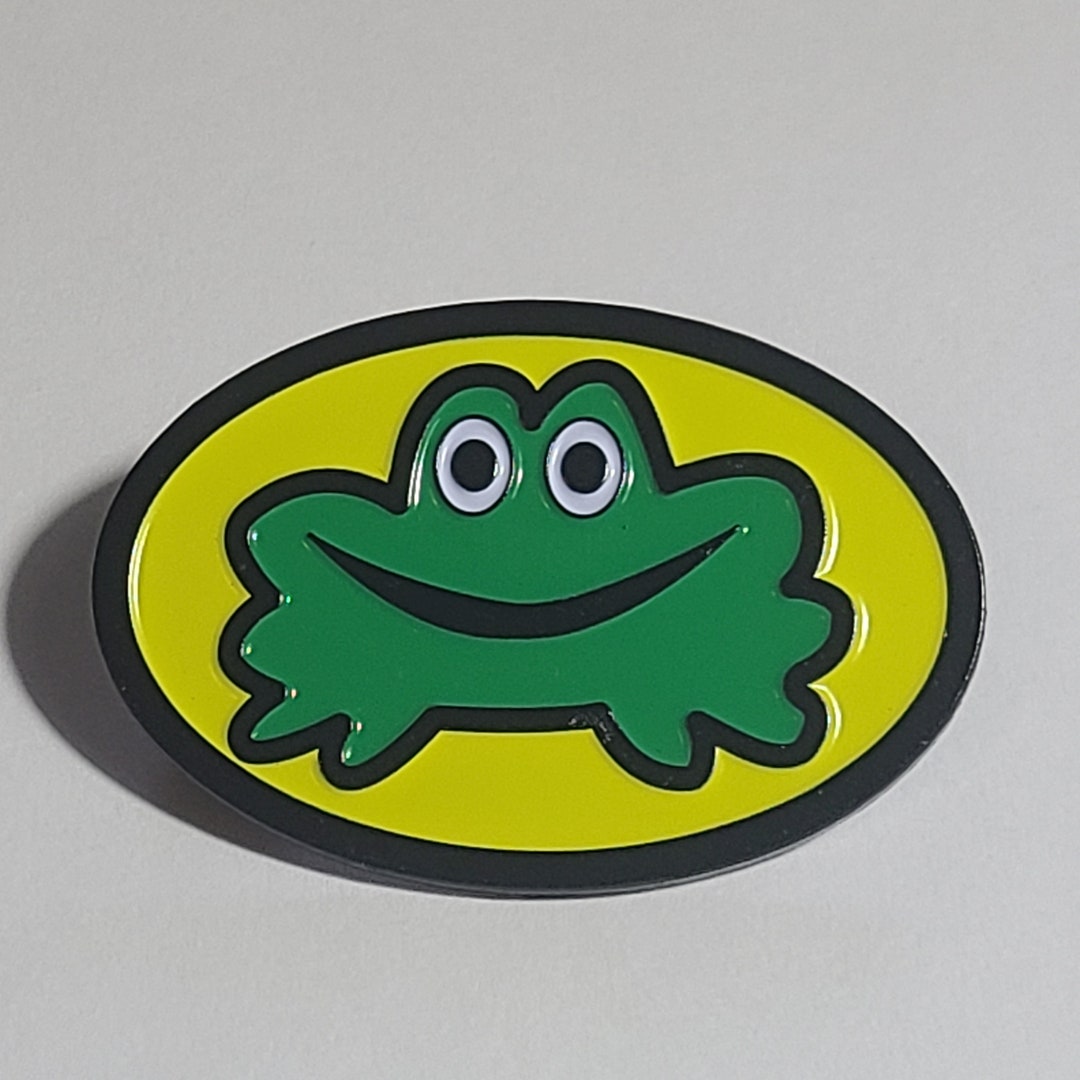 Frog Pin by RKADELABS Inspired by Parappa the Rapper - Etsy