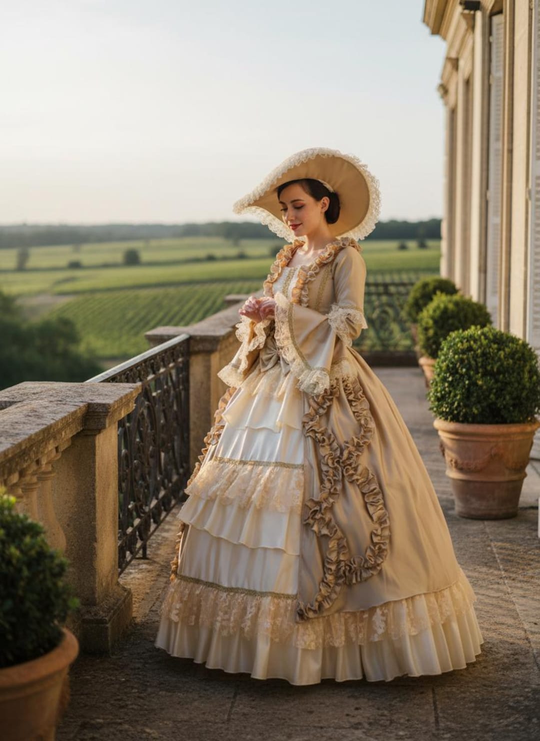 European Court Style Vintage Dress British Medieval Princess Gown ...