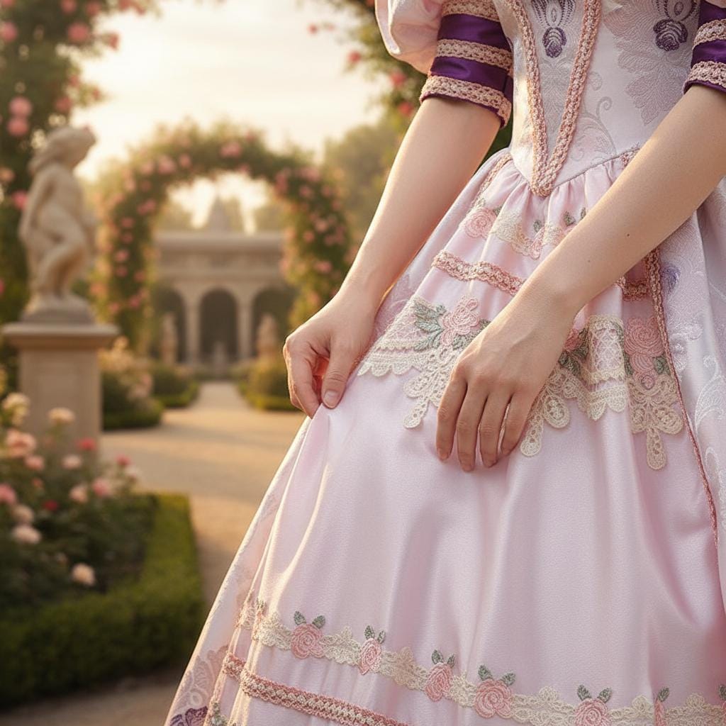 European Court Style Vintage Dress British Medieval Princess Gown Royal ...