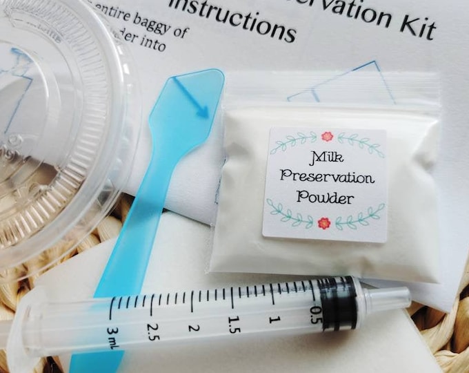 DIY Breastmilk Preservation Powder Kit- Easy DIY KIT - Etsy
