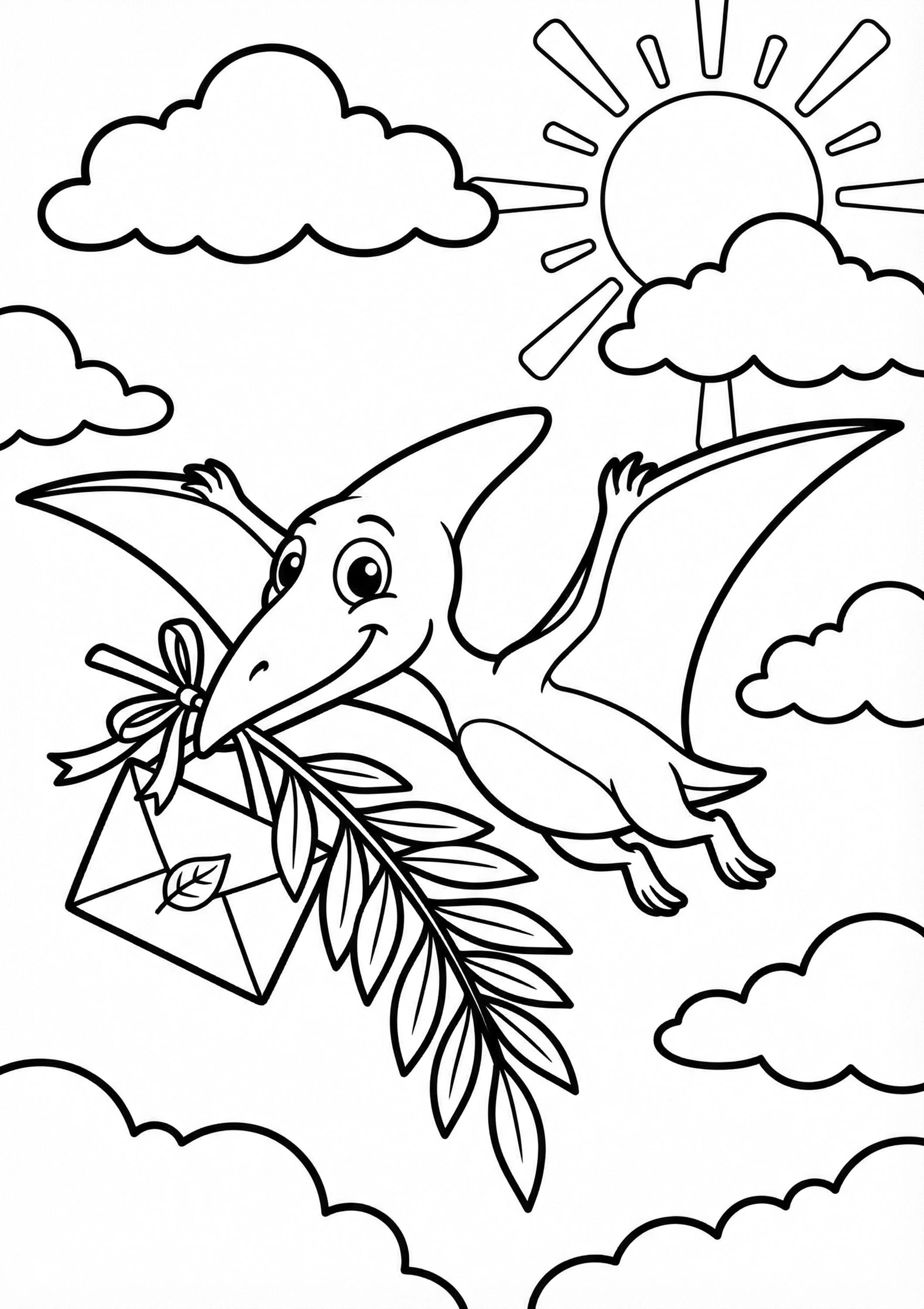 Cute Dinosaur Coloring Pages for Kids | 25 Printable Dino Sheets | T ...