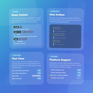 Multistream Chat Widget Twitch Kick Youtube Multichat Overlay ...
