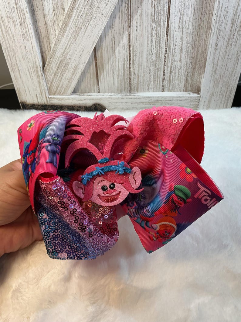 Trolls Hair Bow - Etsy