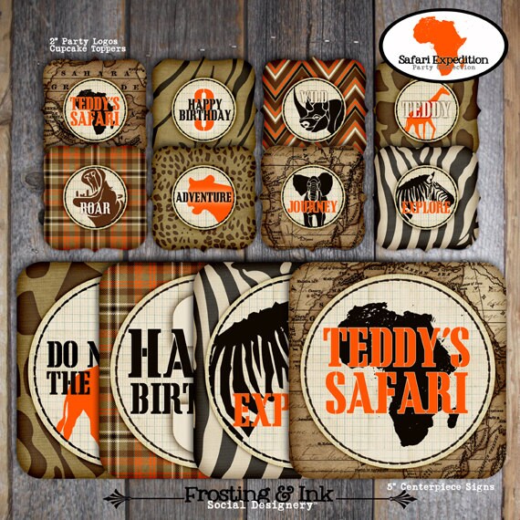 Safari Party Party Signs Welcome Sign Directional Arrow - Etsy