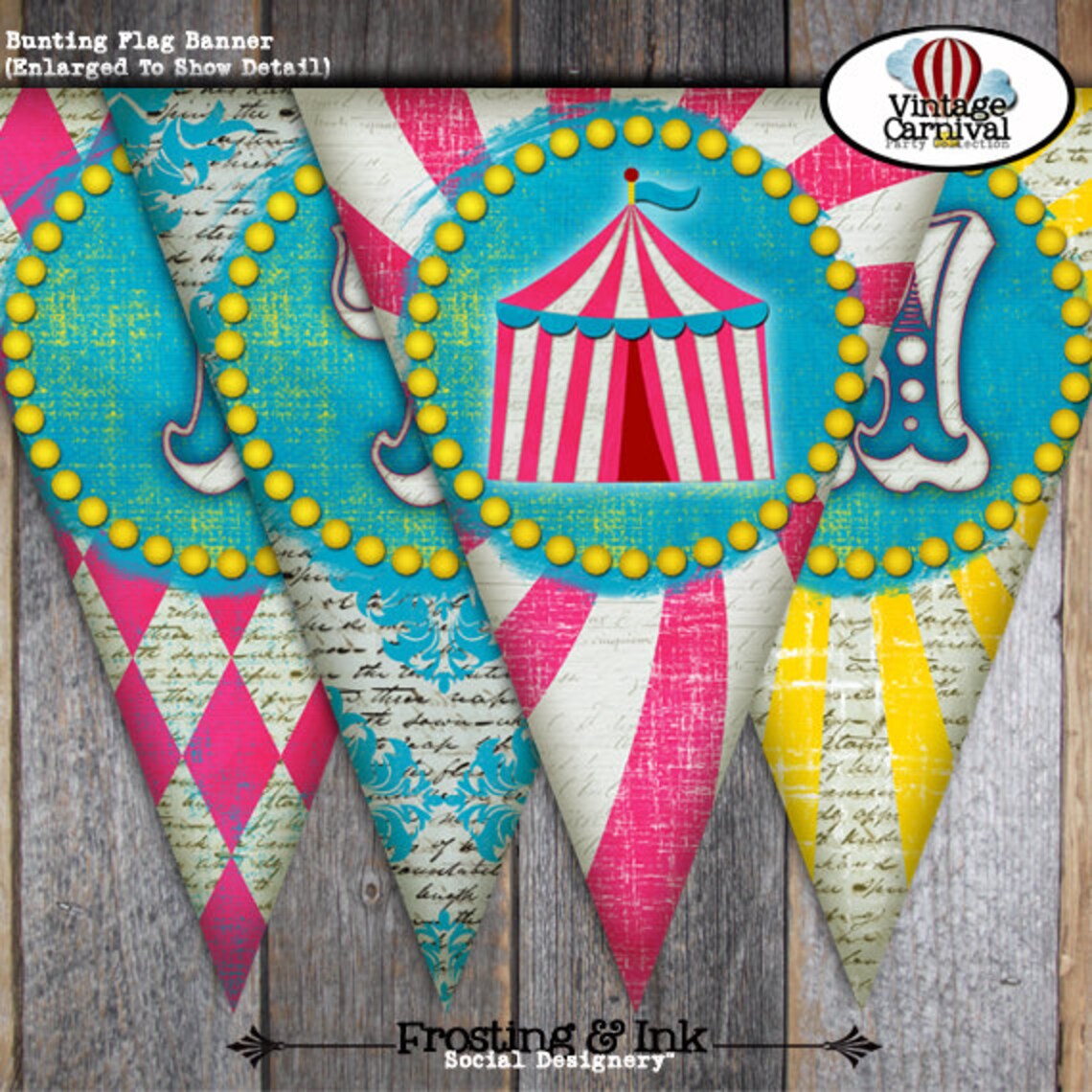 Carnival Banner Circus Banner Carnival Bunting Banner | Etsy