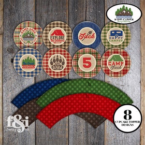Camping Banner Camping Birthday Banner Camping Party Decorations ...