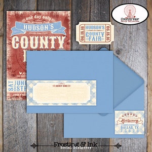 County Fair Banner Fair Bunting Banner County Fair Birthday Party ...