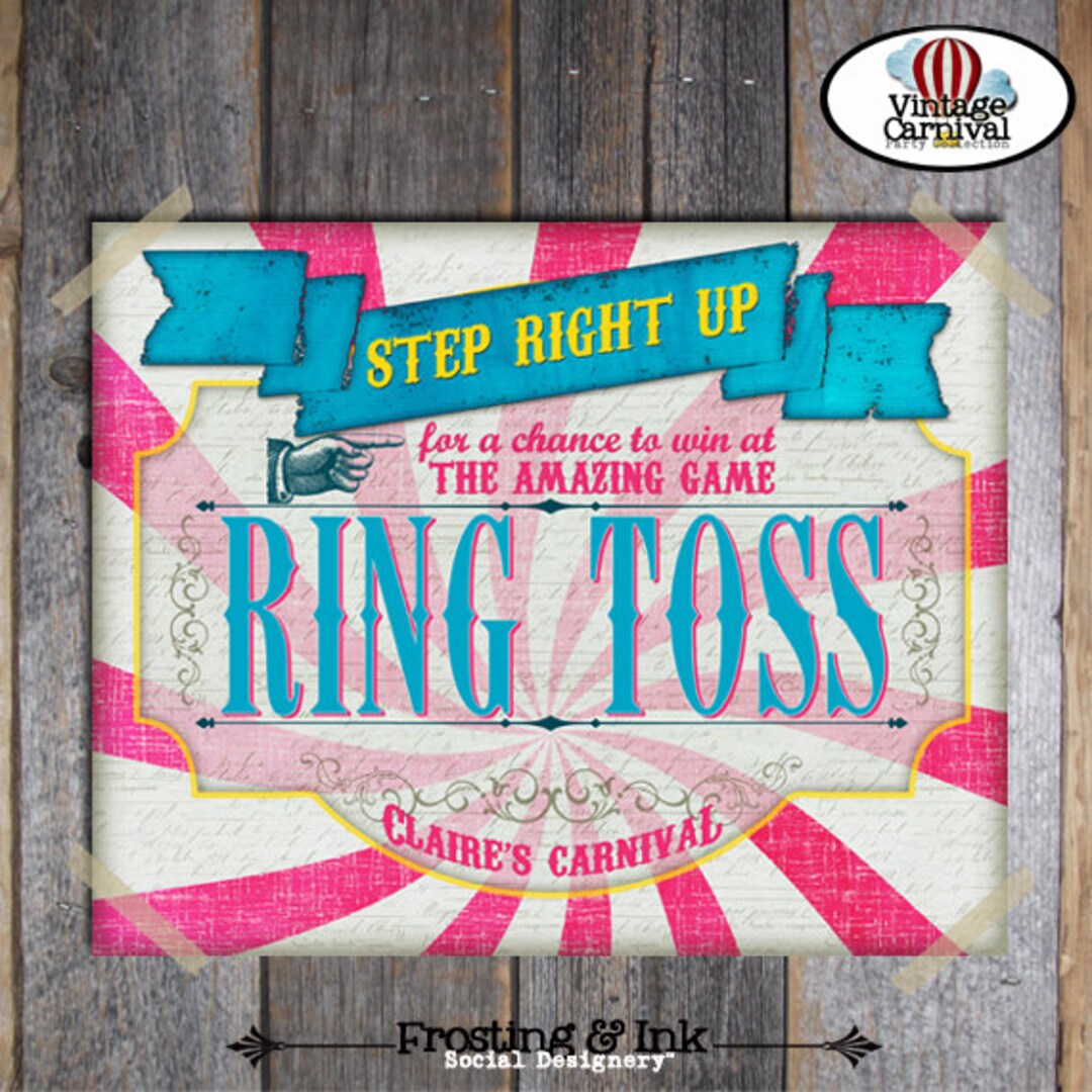 Carnival Signs Circus Signs Carnival Party Circus Party - Etsy