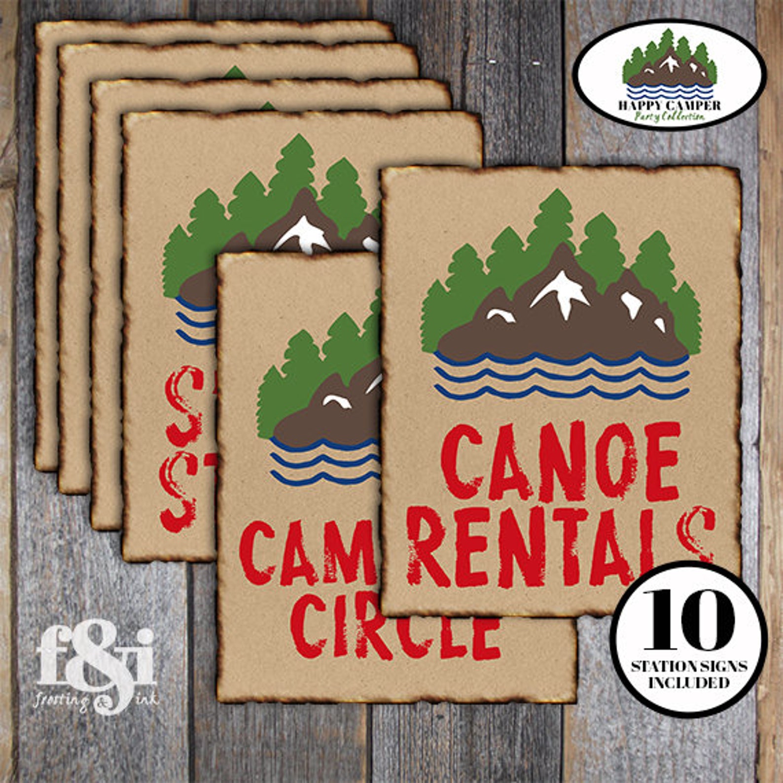 Camping Food Labels Camp Food Labels Camping Birthday - Etsy