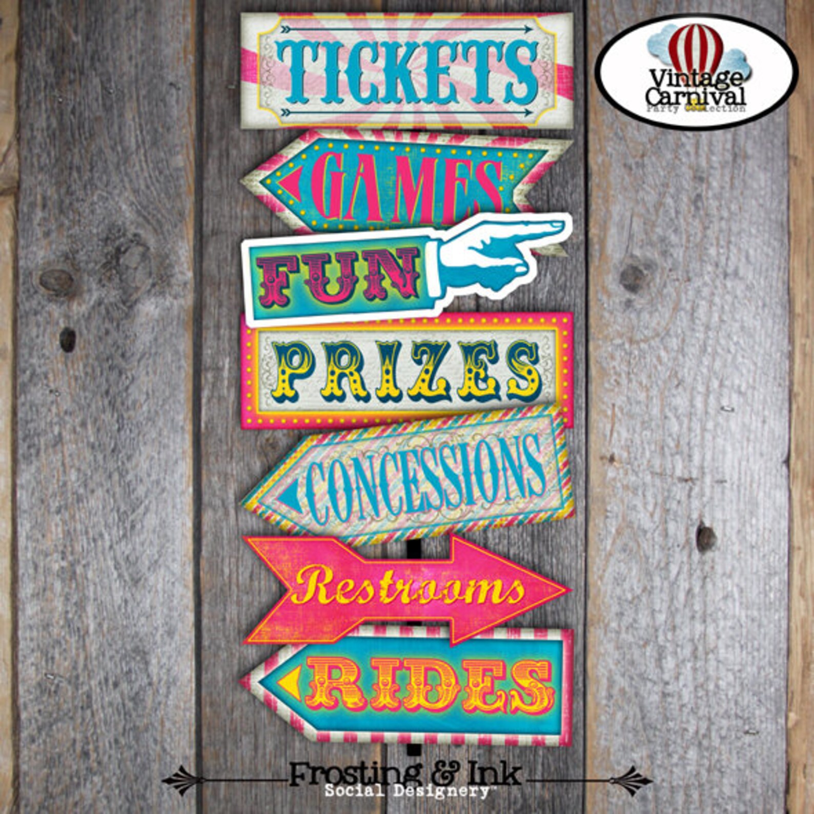 Carnival Party Circus Party Carnival Party Decorations - Etsy