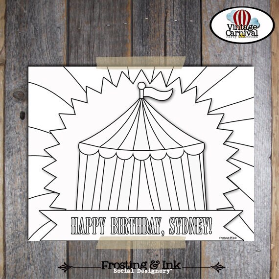 Carnival Games Coloring Pages