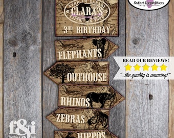 Safari Directional Sign - Etsy