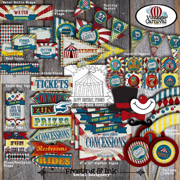 Printable Party Kit Air Balloon - Etsy