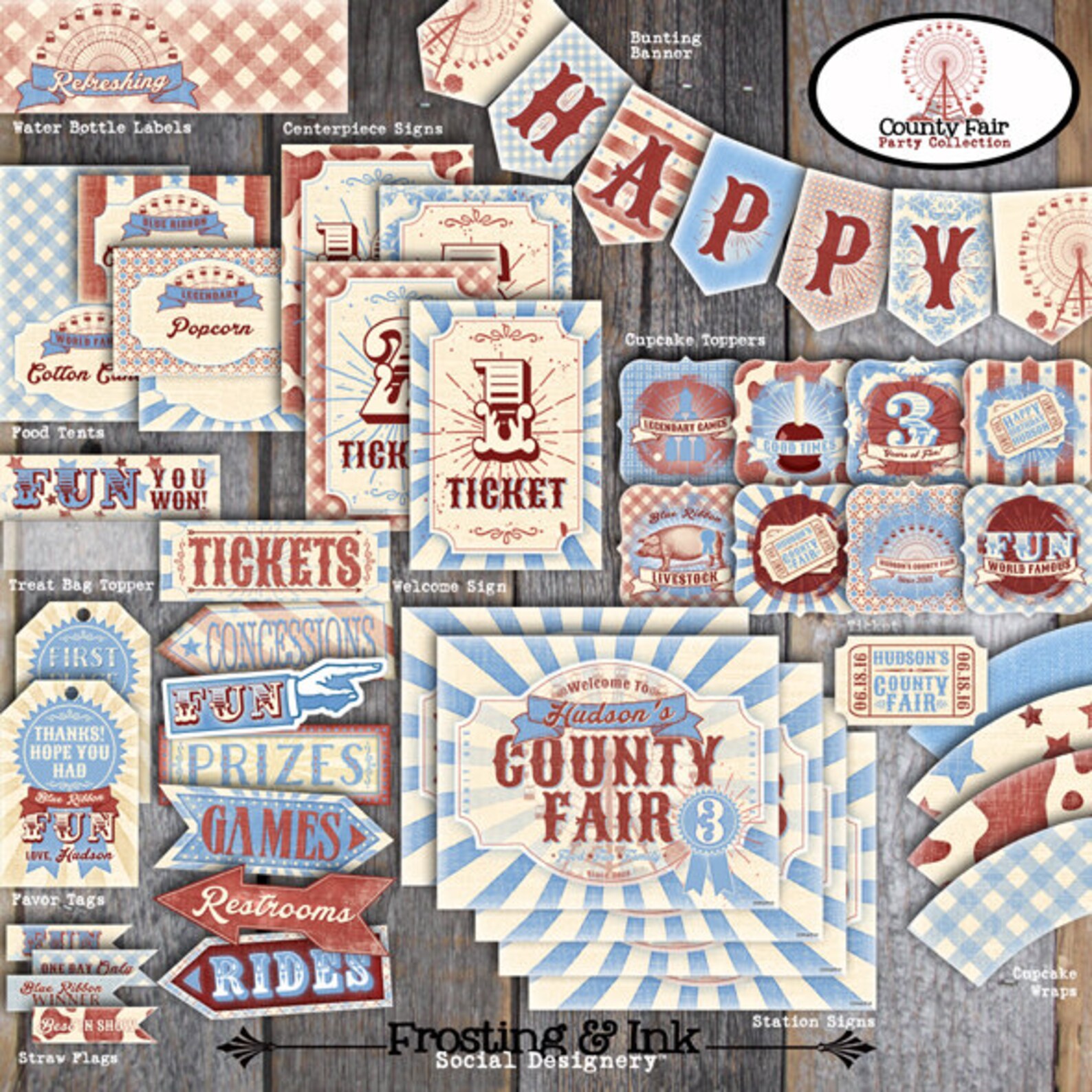 County Fair Invitation County Fair Birthday Invitation - Etsy