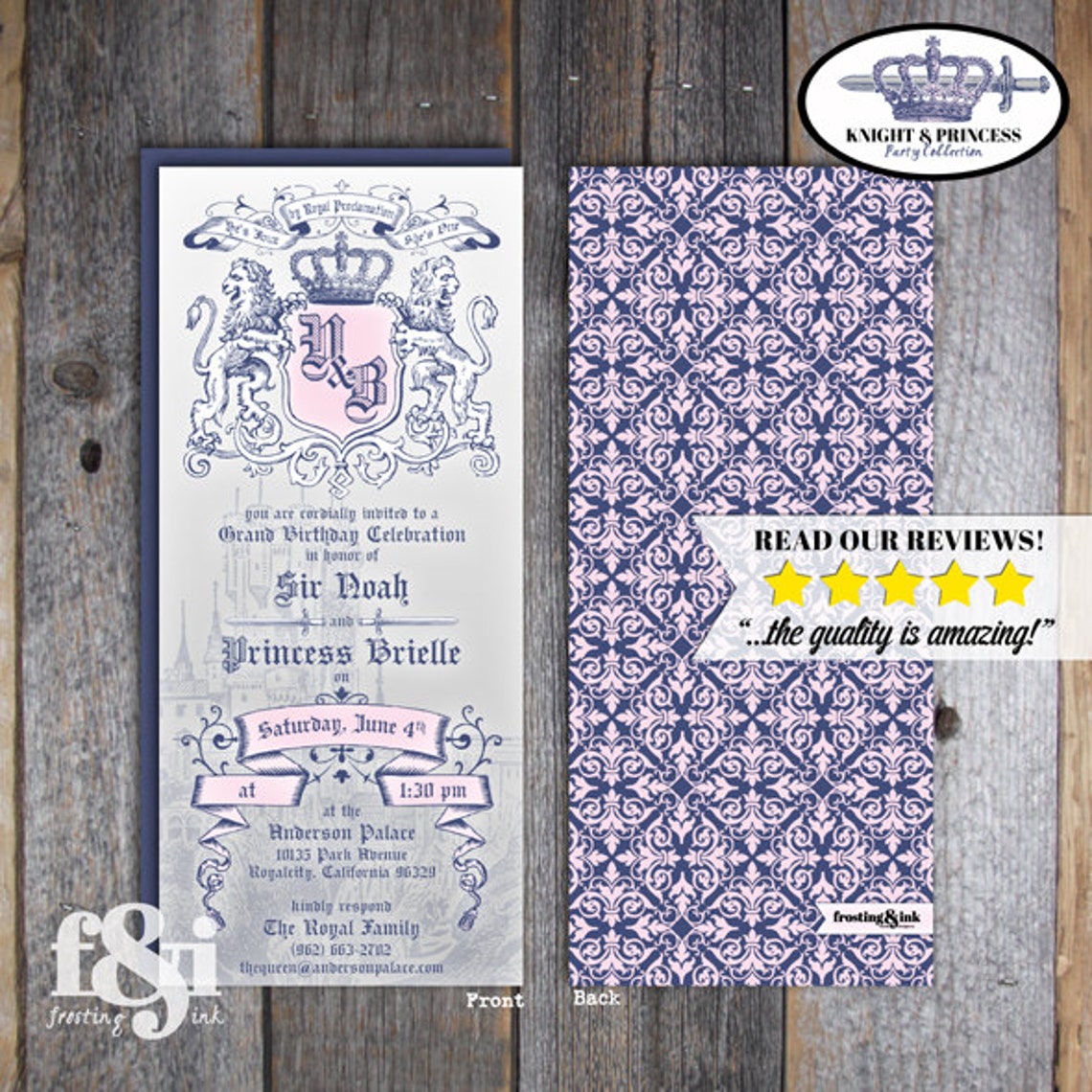 Knight & Princess Welcome Poster Knight Princess Birthday - Etsy